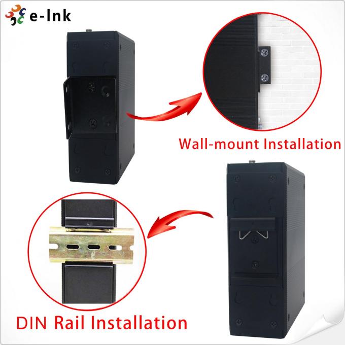 DIN Rail Wall Mount Industrial Ethernet POE Switch 8 Port 10 /100 / 1000T with 4 SFP Ports Metal ...