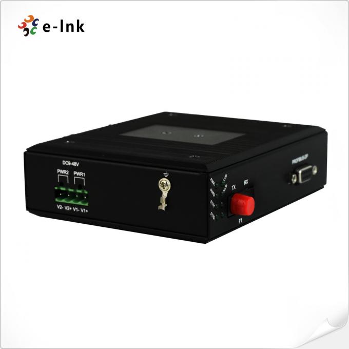 IP40 FPGA Profibus-DP Fiber Optic Converters 35mm DIN Rail