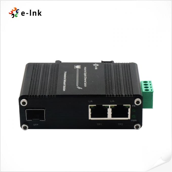 Industrial 2-port 10/100/1000Base-T + 1-port 100/1000Base-X SFP ...