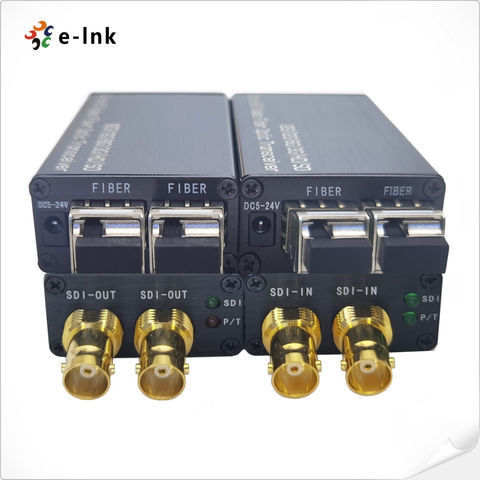 Mini 24G SDI Fiber Optic Converter With 2 Channel 12G SDI Video 2x12G ...
