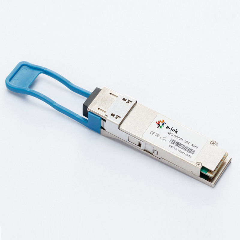 4 CWDM Lanes 40G QSFP Transceiver Single Mode Duplex LC Connector 2KM ...