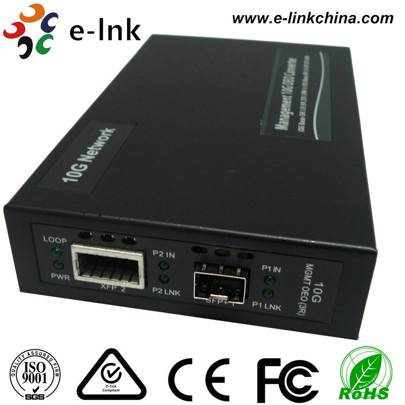 SFP + To XFP Fiber To Ethernet Media Converter Dlink , Fiber To Copper ...