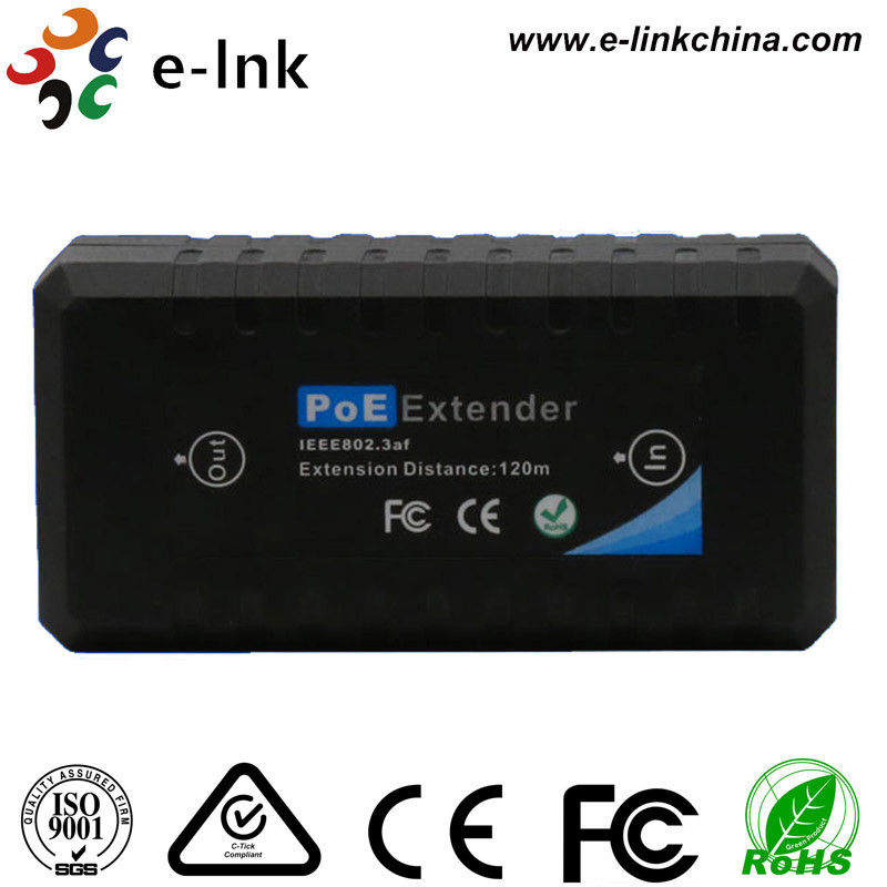 10 / 100M POE Power Over Ethernet Extender Support Cascade For Long ...