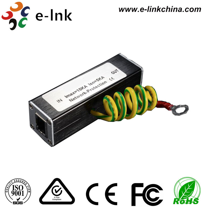 Single - Port 10 / 100M Fast Ethernet Switch Surge Protector LNK ...