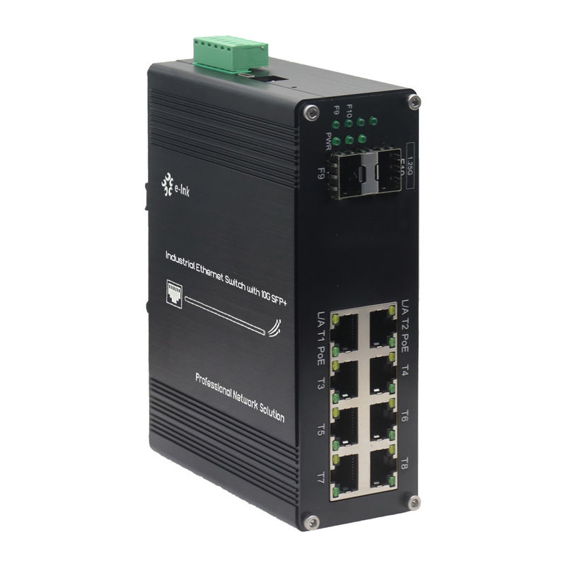 Industrial L2+ 8-Port 10/100/1000T 802.3at PoE + 2-Port 1000X SFP ...