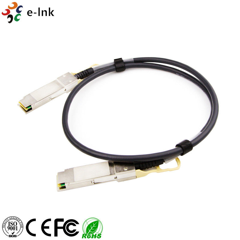 Passive Copper DAC Direct Attached Twinax Cable 40G QSFP+ To QSFP+ 0.02 ...