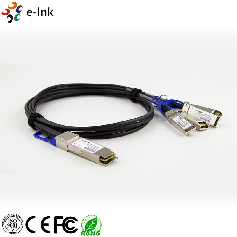 100G QSFP28 To 4x25G SFP28 DAC Sfp Direct Attach Cable Passive Copper ...