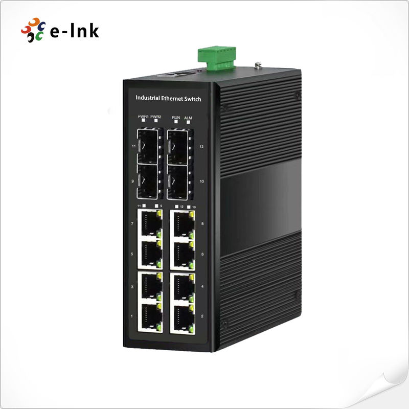 Multi Port Industrial Managed Ethernet Switch , Power Over Ethernet ...