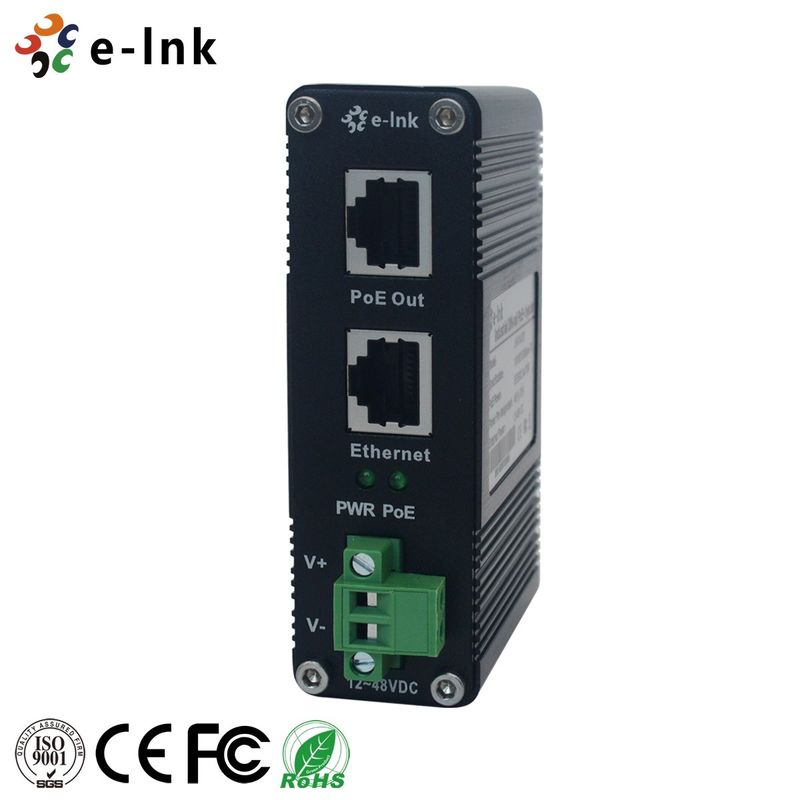 10/100/1000Mbps High Power Poe Injector 95 Watt 802.3bt 100m Transmission