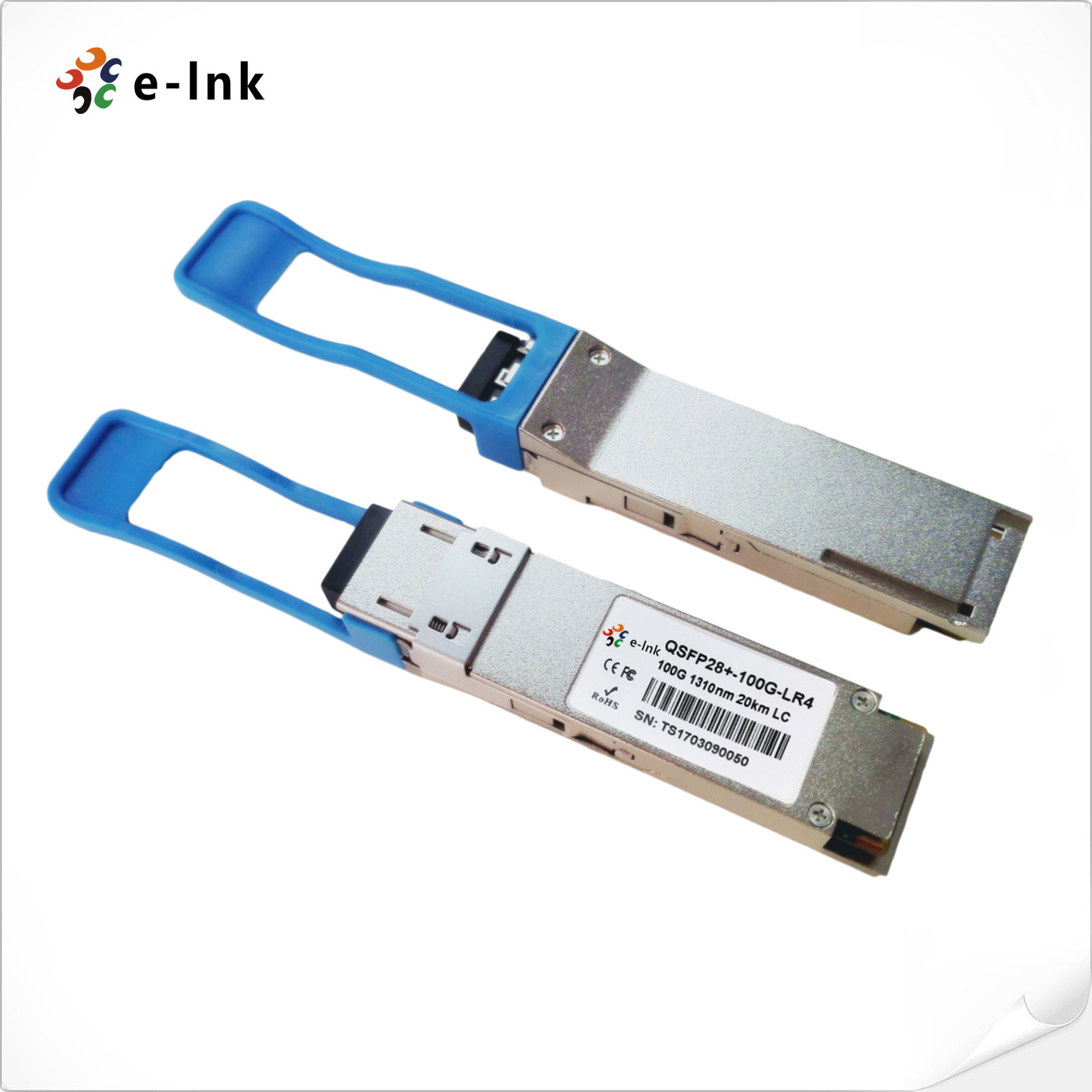 20KM Fiber Optic Module 100G QSFP28 Transceiver Single Mode Duplex LC ...