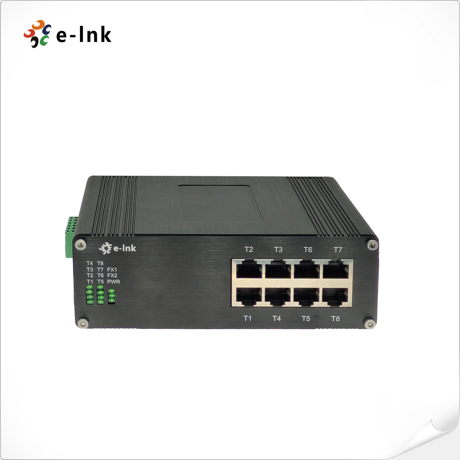 8 Ports Unmanaged POE Switch 802.3Af/At 30W PoE Din Rail Gigabit ...