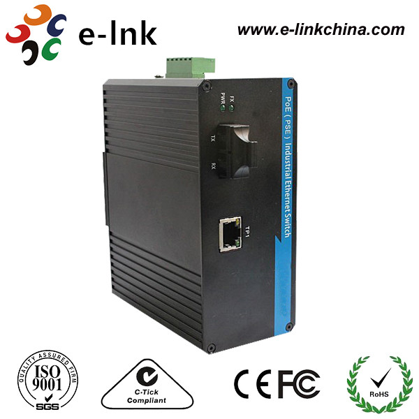 SC Connector Industrial Managed Ethernet Media Converter Single Mode ...