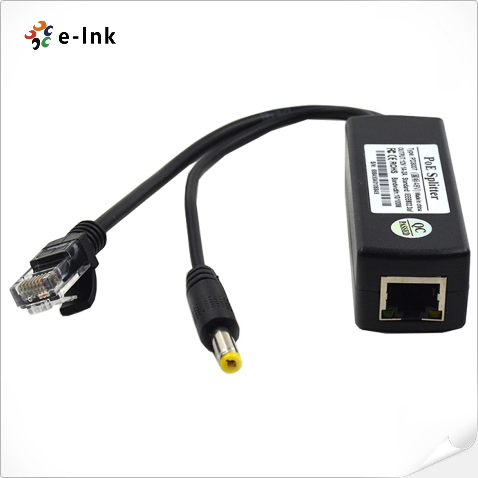 Protected 12V PoE Splitter - Stable Power for Non-PoE Security Devices