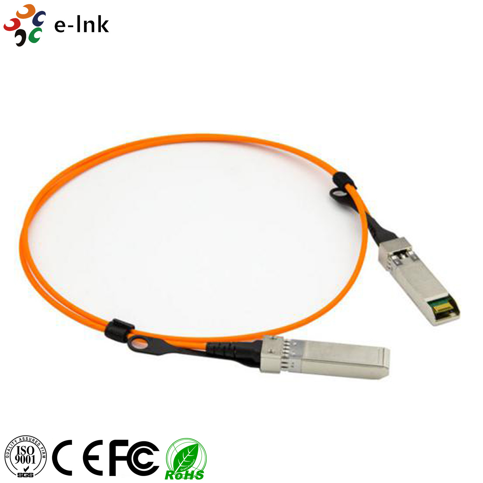 Active Optical Cable Fiber Optic Transceiver Module OM2 Cable Length 1m ...