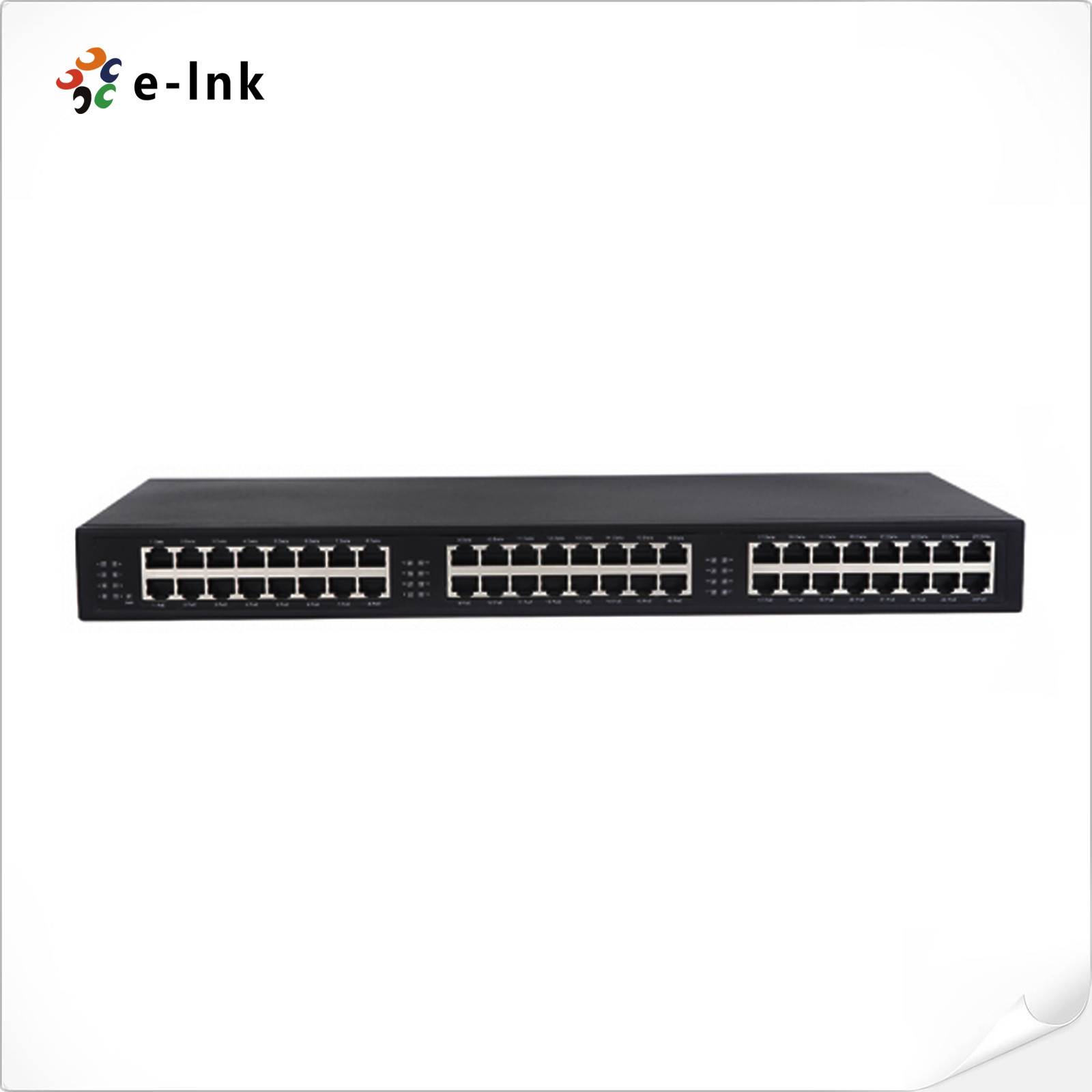 24 Port 10/100/1000Mbps 60W Gigabit PoE Injector 52VDC