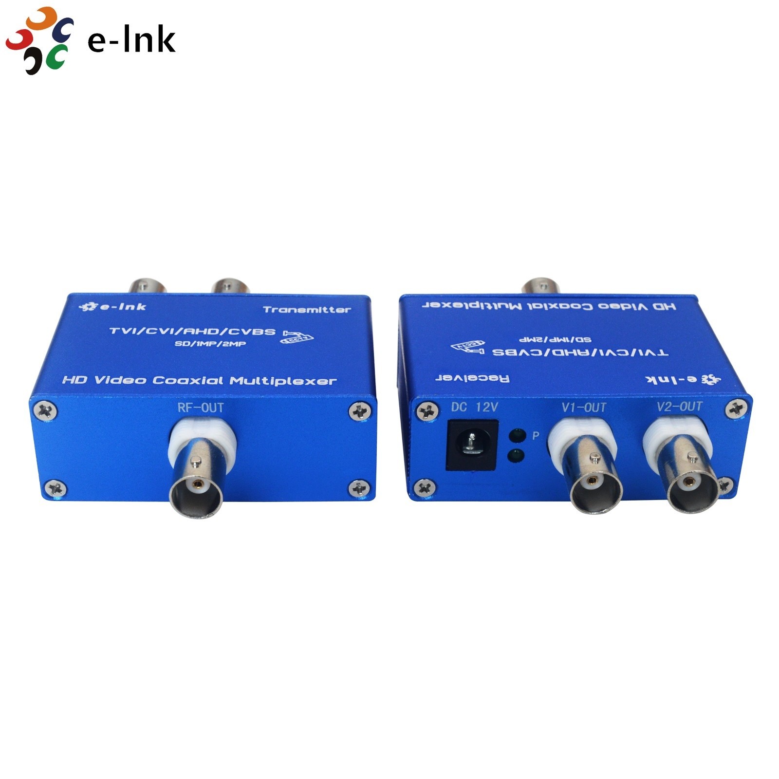 Analog Video Multiplexer 2-Channels HD CVI AHD TVI Coaxial Multiplexer ...